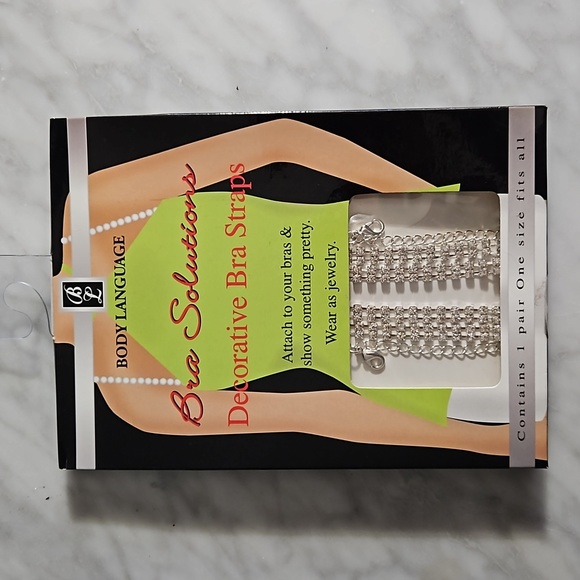 Body Language | Jewelry | Body Language Decorative Bra Straps | Poshmark